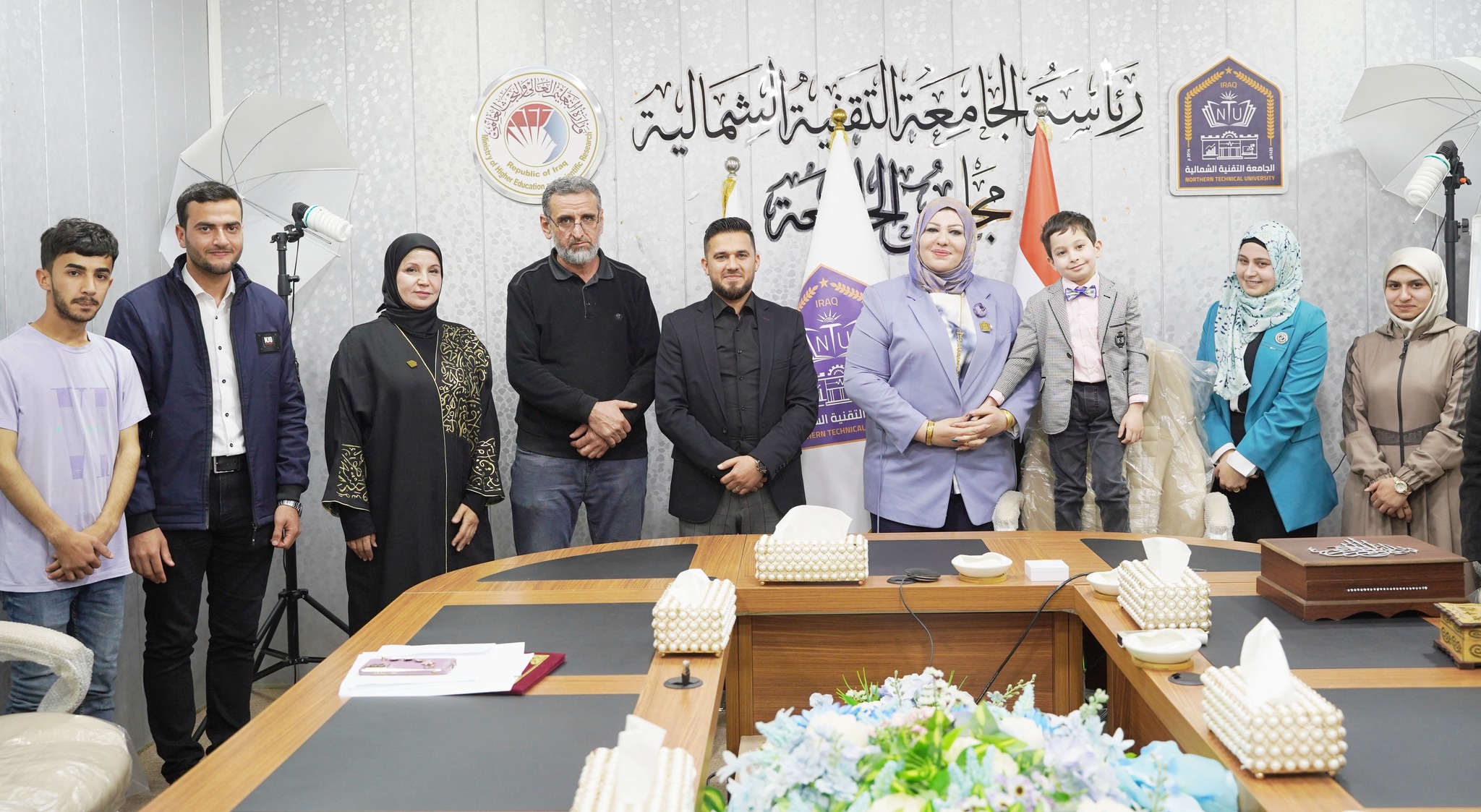 Pictures of the President of the Northern Technical University, Prof ...