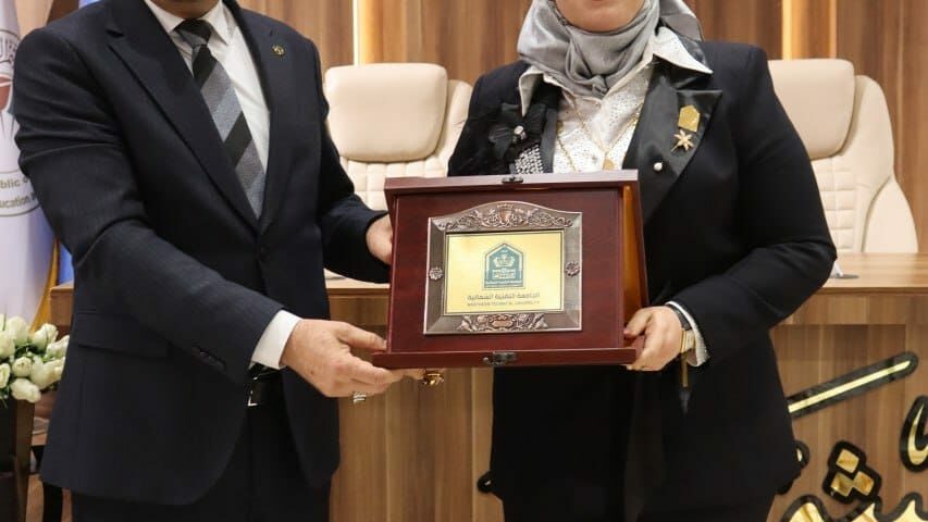 The President of Northern Technical University, Professor Dr. Alia ...