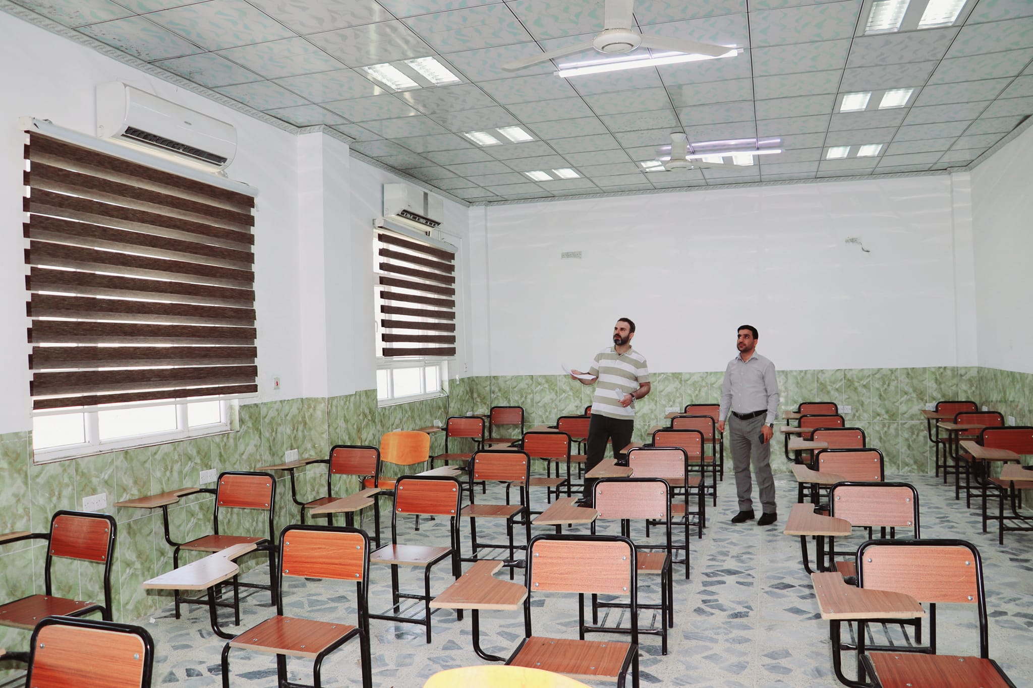 Preparing classrooms to conduct final exams. - Northern Technical ...