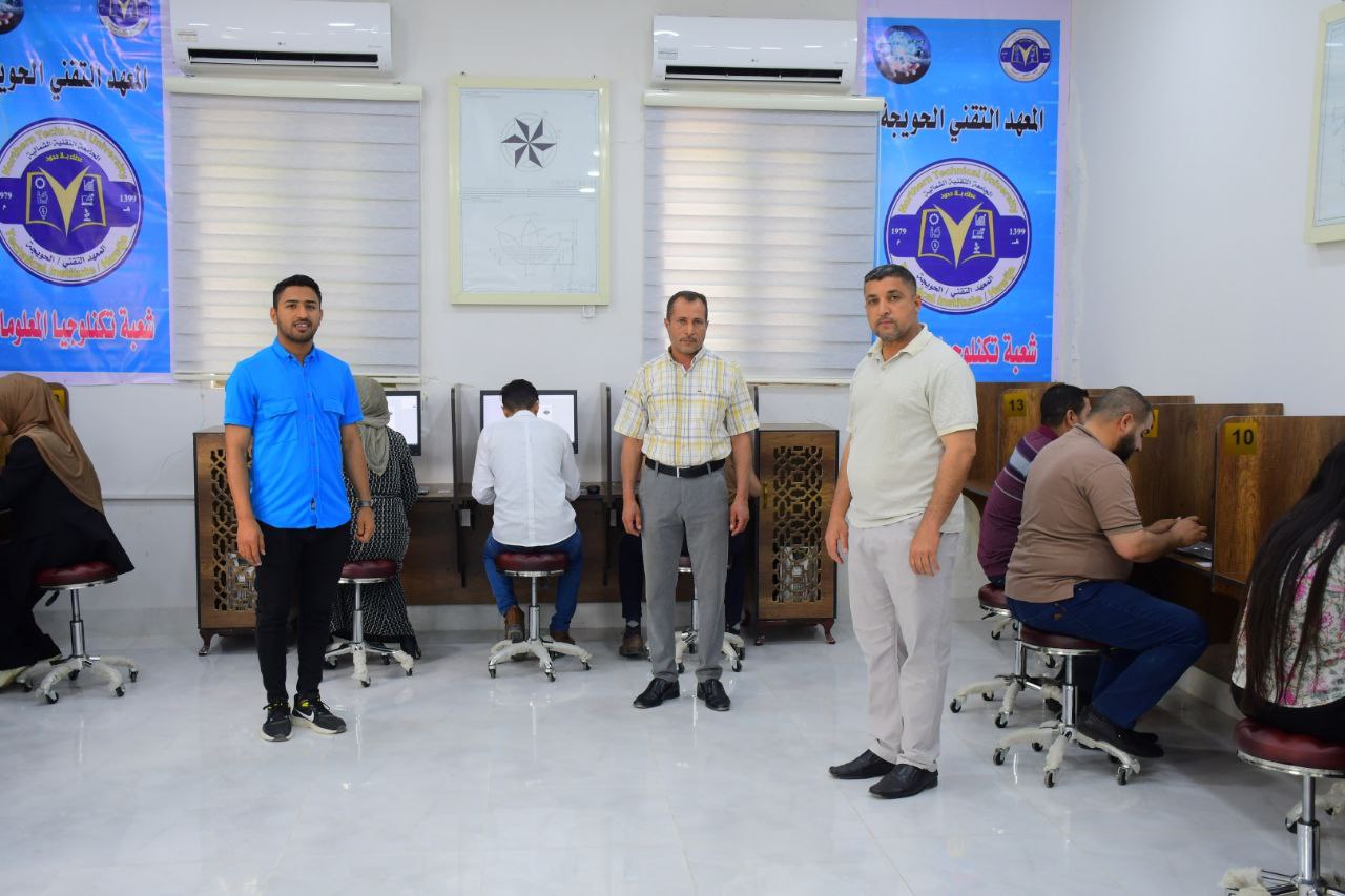 The Hawija Technical Institute conducts end-of-proficiency exams in ...