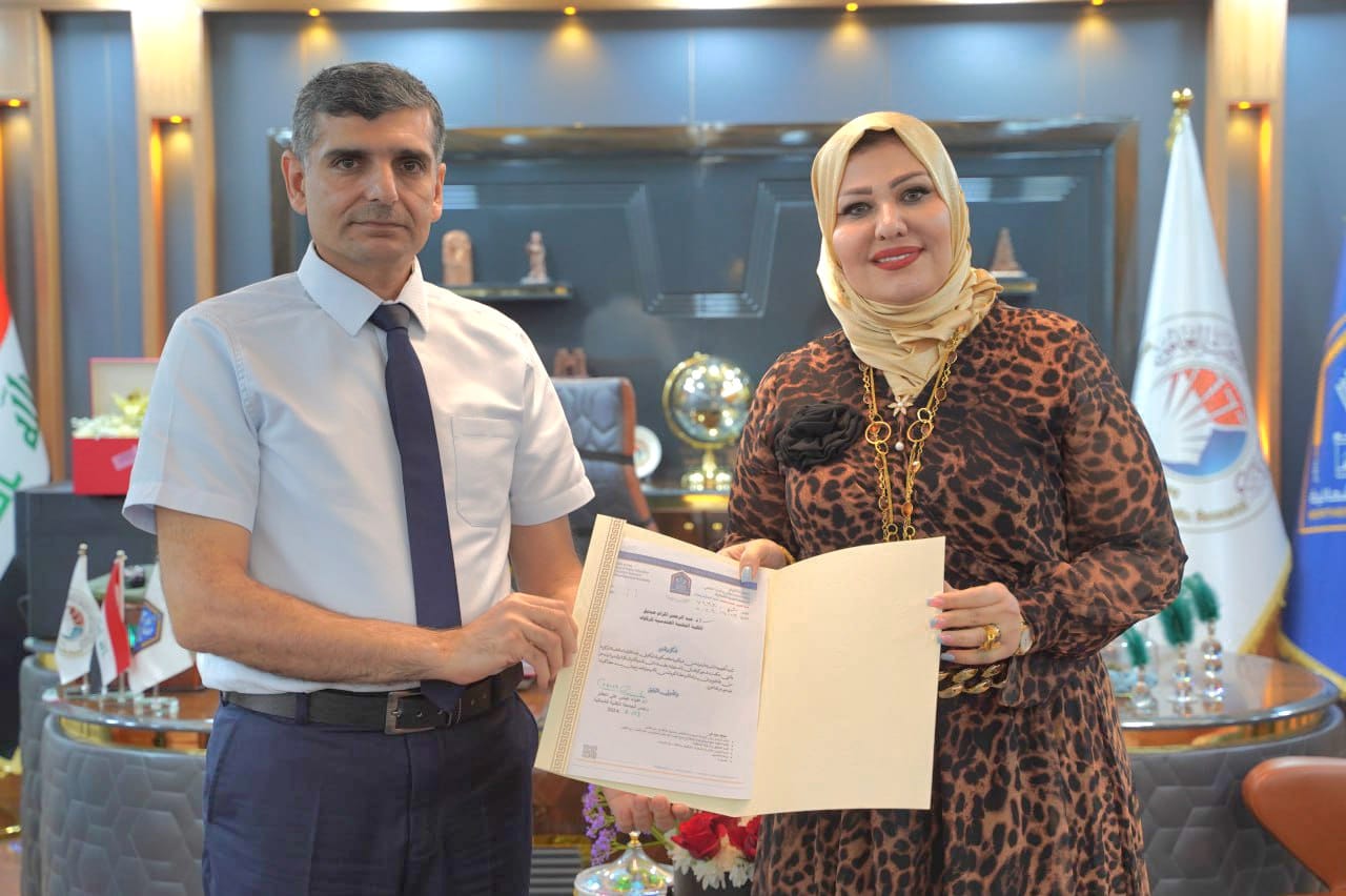 The President of the Northern Technical University, Prof. Dr. Alya ...