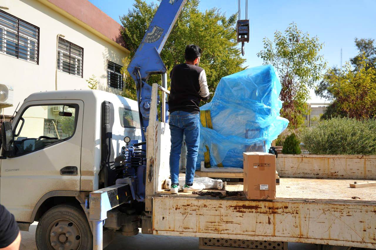 The National Bank of Iraq installs an ATM at Northern Technical ...