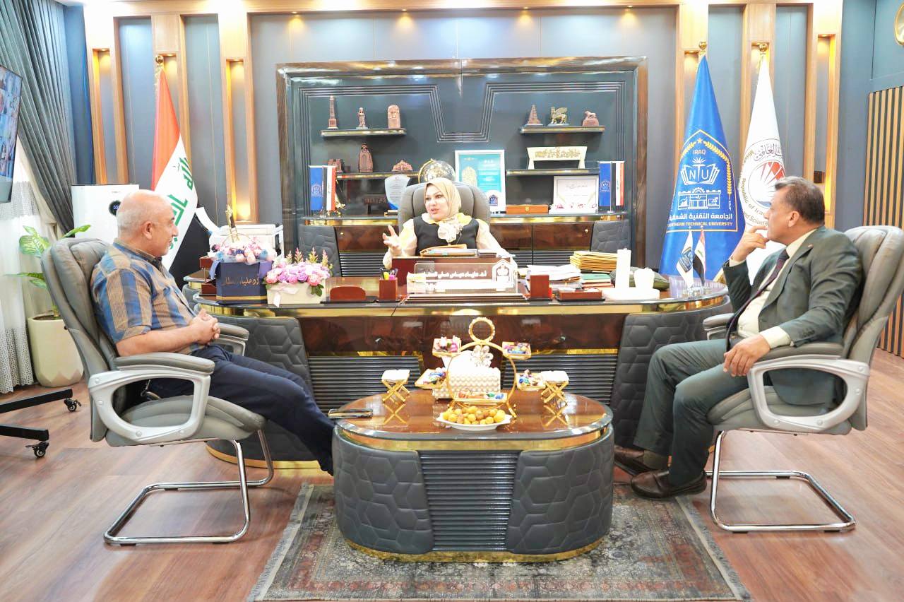 The Head of the Iraqi Academics Syndicate, Nineveh Branch, at Northern Technical University ...