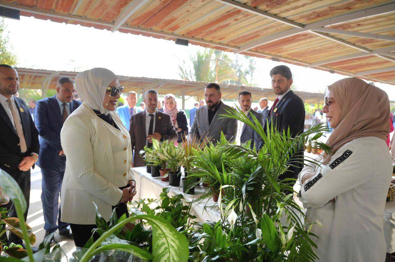 Mrs. President of Northern Technical University, Prof. Dr. Aliaa Abbas ...